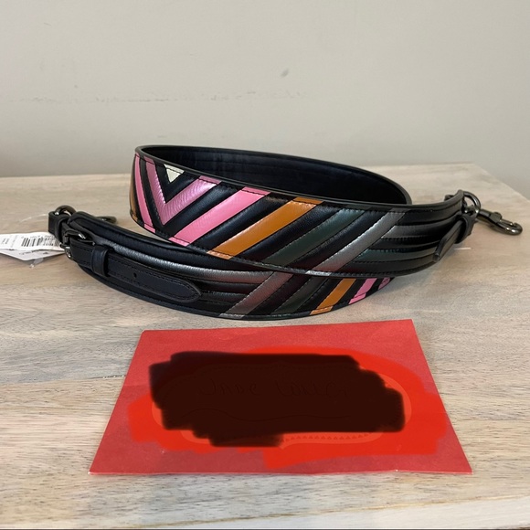 Coach | Accessories | Coach Quilted Metallic Strap Nwt | Poshmark